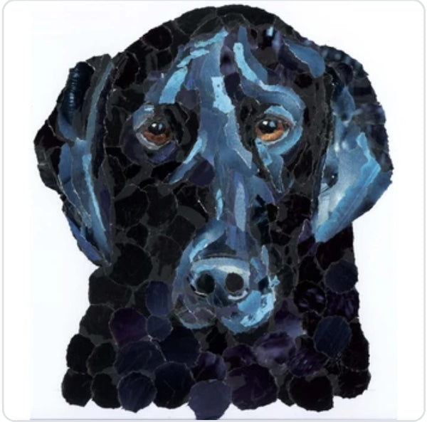 Black Labrador Dog A3 Print – Lyn Evans Designs
