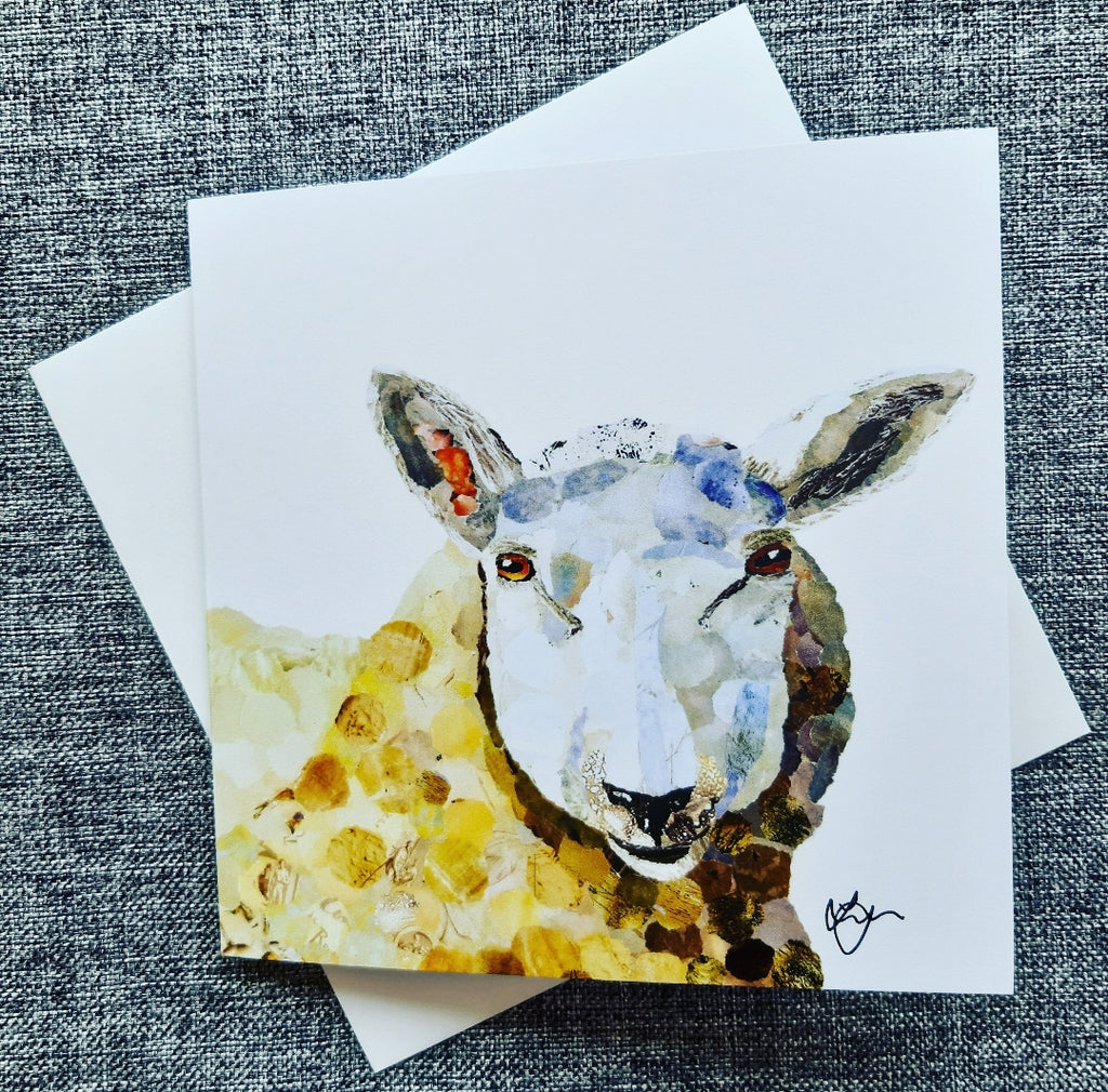 Sheep Card – Lyn Evans Designs